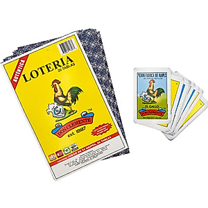 Needzo Don Clemente Autentica Loteria Mexican Bingo, Colorful and Educational Cards (Regular)