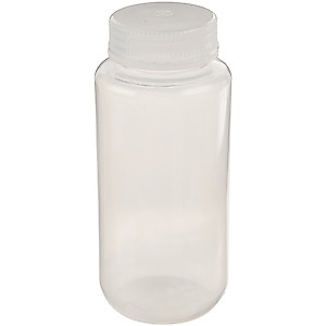 United Scientific® Unistore™ 33309 - Sample Containers with Lids - Laboratory Grade Polypropylene Wide Mouth Reagent Bottle - 16 Oz Bottles (500ml) Multi-Purpose Plastic Bottles with Lids, Pack of 12