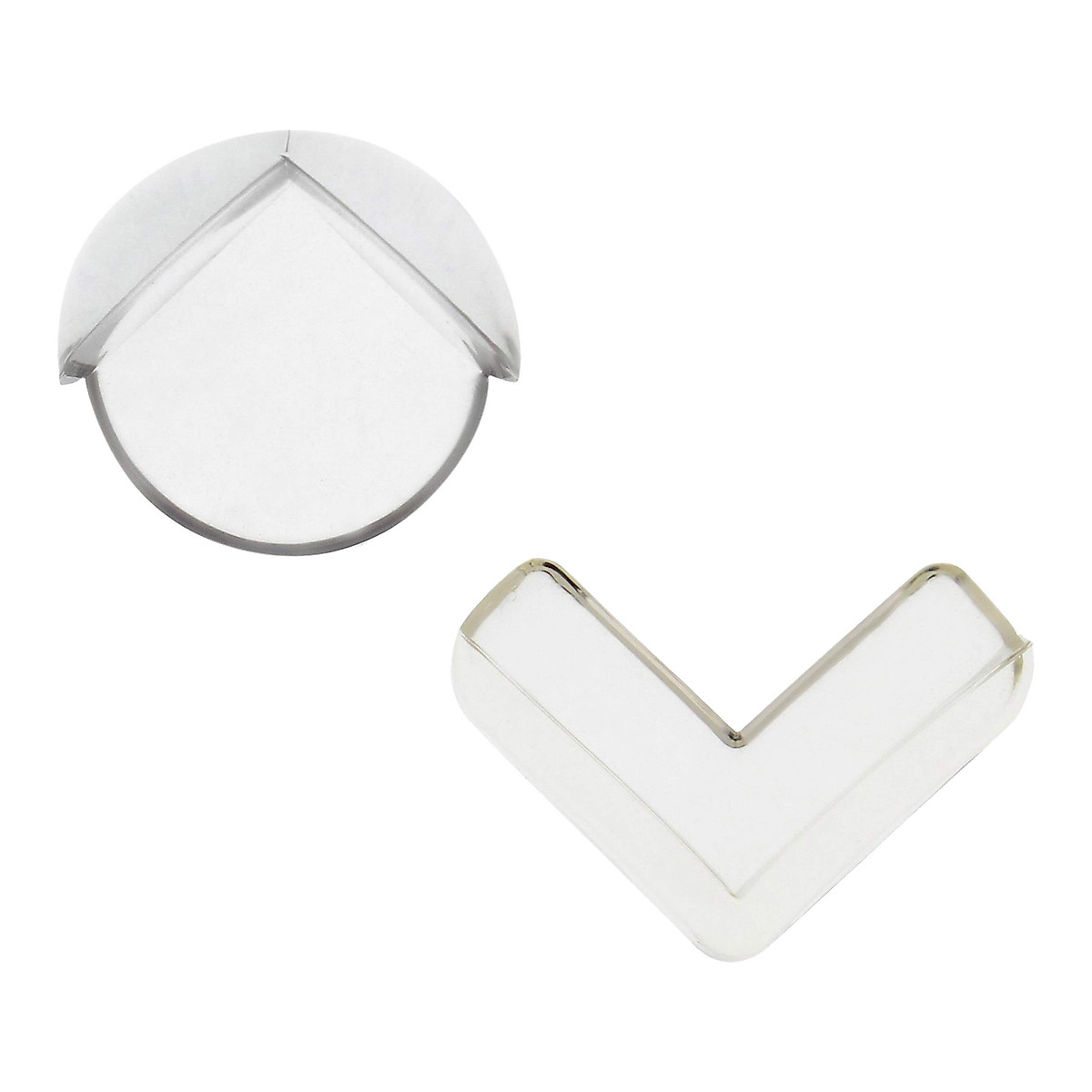 Acorn Baby Clear Corner Guards - 20pk Round and Square Baby Corner Protectors Baby Proofing Corner Guards with Adhesive