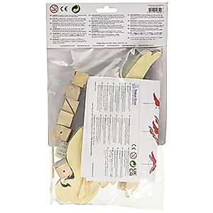 Baker Ross FE128 Parrot Wooden Windmill Kits - Pack of 3, for Kids Arts and Crafts Projects, Wooden Crafts for Children to Decorate, Personalize and Display