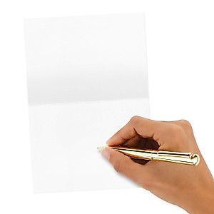 Hallmark Blank Cards Assortment, Geometric Silver Foil (40 Note Cards with Envelopes)