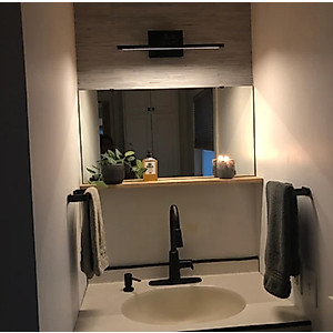 Modern Handkerchief Rack - Handkerchief holder, wall mounted or under shelf, available in many sizes and styles (POWDER COATED BRASS, 8 inches)