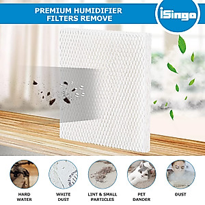 iSingo Humidifier Wicking HFT600 Filter T for Honeywell Hev615 Hev620 Humidifier, Compatible with Honeywell HFT600 Humidifier Filter T Compare to Part HFT600T HFT600PDQ, (4 Pack)