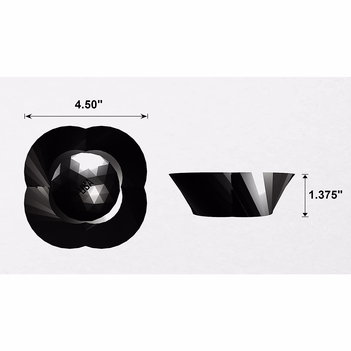 NEW Snack Bowl/Dip Bowl/Hors d'Oeuvre Dish (Pack of 2) - REUSABLE - MADE IN USA - 2022 MODEL - Serving - Dessert - Parties - Dishwasher Safe - BPA Free