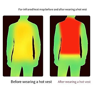 Muscularfit 2023 Smart Heated Jacket for Men Women Outdoor Waterproof Winter Warm Heating Coat 21 Heating Zones Puffer Fleece Coat