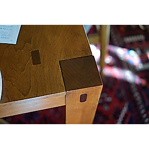 Posh Pollen Furniture, Bethley Solid Wood Dining Table, Brown