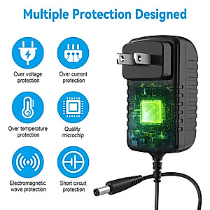 PKPower AC Adapter Charger for Bissell K12S270050U PN: 161-0982 1610982 27V 0.5A Power