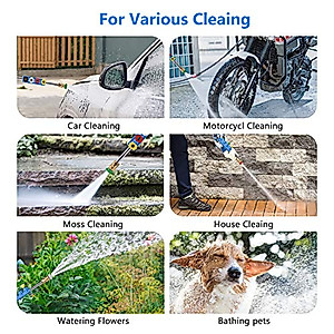 mrliance Electric Pressure Washer 1.8GPM Power Washer 1800W High Pressure Washer Cleaner Machine with 4 Interchangeable Nozzle & Hose Reel, Best for Cleaning Patio, Garden,Yard