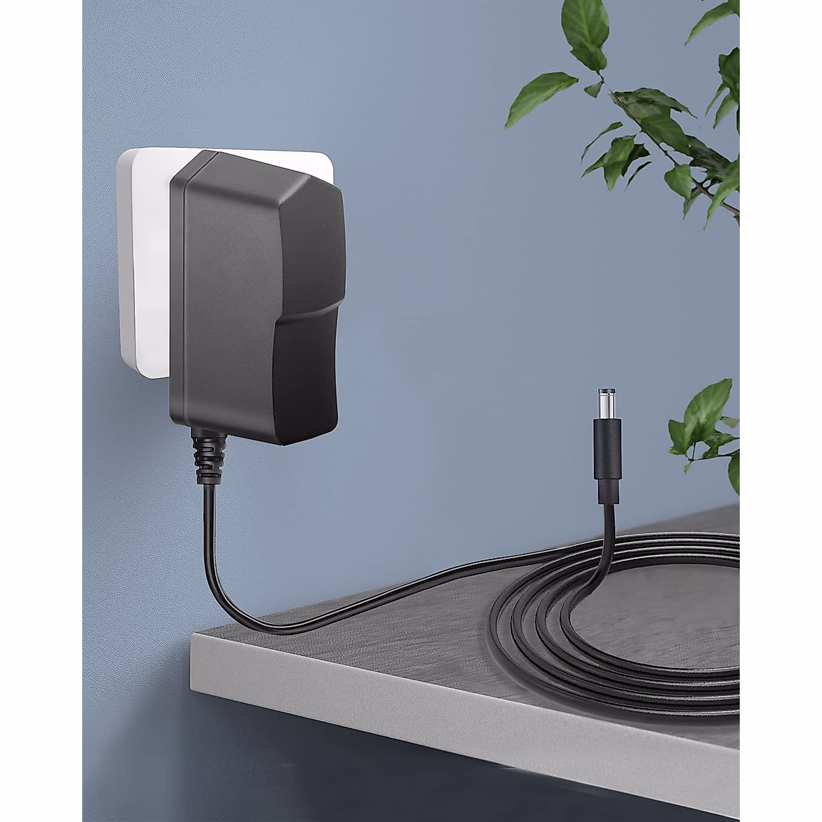 12V 1A Adapter Power Supply [12 Volts 1 Amps] 100V~240V AC to DC Plug 5.5 x 2.1mm & 2.5mm for 12volt 100mA 200mA 300mA 400mA 500mA 600mA 800mA 900mA 1000mA Equipment, Extra Long 6ft Cord