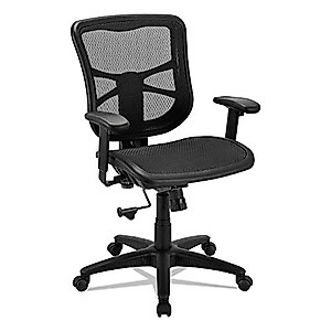 Alera ALEEL42B18 Alera Elusion Series Air Mesh Mid-Back Swivel/tilt Chair, Black