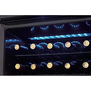 Danby DWC350BLPA 35 Bottle Wine Cooler - Platinum