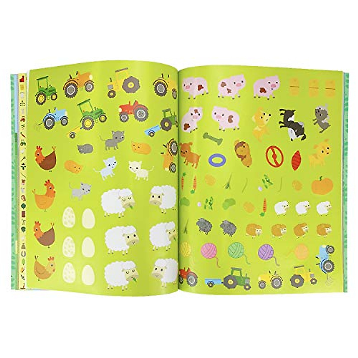 2000 Stickers: Busy Farm Activity and Sticker Book for Kids Ages 3-7 (Puzzles, Mazes, Coloring, Dot-to-Dot, And More!)