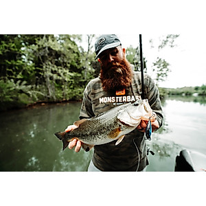 MONSTERBASS Fishing Kit for Bass, Crappie, Trout, Pike, Panfish Filled with Professional Fishing Tackle Items. Premium Fishing Baits to Upgrade Your Bass and Panfish Tackle