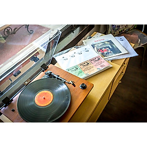 100 LP Sleeves Combo Pack (50 3 mil Outer & 50 Master Inner Sleeves) 33 RPM 12" Vinyl Record Sleeves Provide Your LP Collection with The Proper Protection - Invest In Vinyl