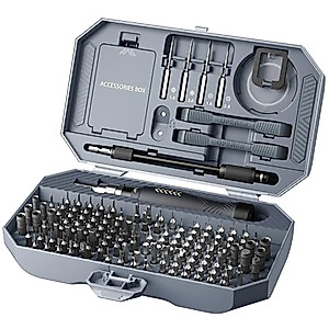 JAKEMY 164 in 1 Precision Screwdriver Set, Laptop Screwdriver Kit, Professional Computer Screwdriver Repair Kit with T5 Torx Screwdriver for MacBook, iPhone, Watch, Camera, Eyeglass, Xbox, DIY