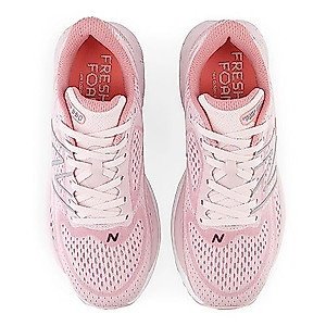 New Balance Women's Fresh Foam X 880 V13, Stone Pink/Hazy Rose/Black Metallic, 8