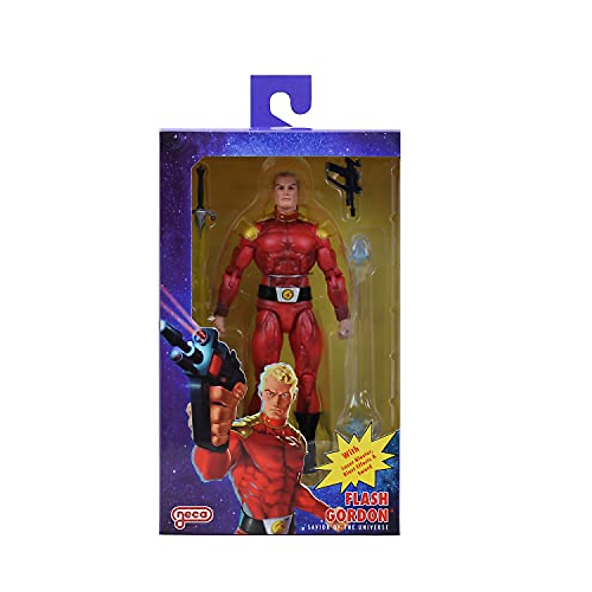 NECA King Features – Defenders of The Earth Series - Flash Gordon - 7” Scale Action Figure