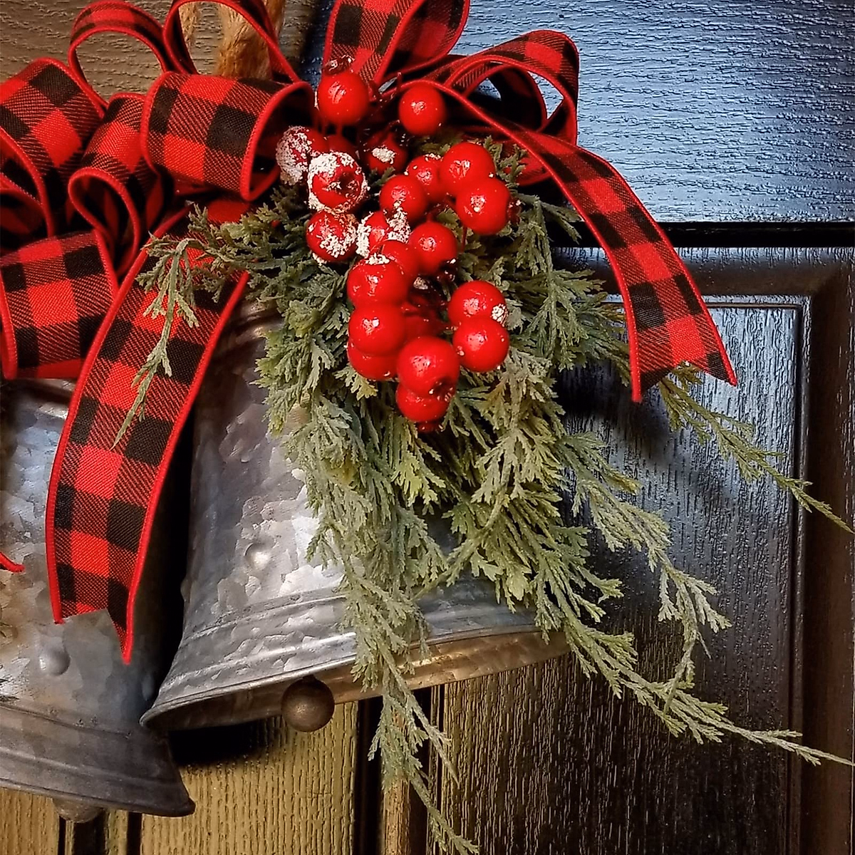 Christmas Bells, Large Galvanized Bells, Christmas Galvanized Decor, Rustic Christmas, Silver Bells Christmas Decorations Christmas Tree Ornaments Gifts Christmas Stuffer Stockings