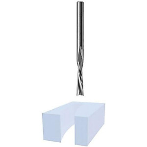 Bosch 85611M 1/4 in. Solid Carbide Double Flute Acrylic Router Bit