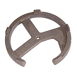 B&P Lamp 9 1/2 Inch Diameter 5 Pound Cast Iron Loader for Floor Lamp Bases Counterweight