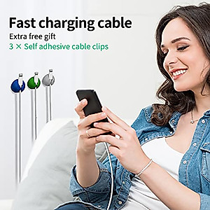 AUDIANO USB C to Lightning Cable [3 Pack], iPhone PD Fast Charging Cord MFi Certified TYPC C Port to iPhone Charging Cord for iPhone 13 12 11 Pro Max Mini X XS