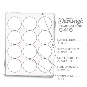 120 Sheet Labels for Canning Jar Lids, 2.5 inch Round, Mint Green