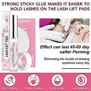 Lash Lift Kit, Professional Eyelash Lift Kit, Eyelash Extension Kit Long Lasting Wave Lash Curling for Home or Salon Use, Semi-Permanent Curling Eyelash Perm Kit for Beautify Your Lashes