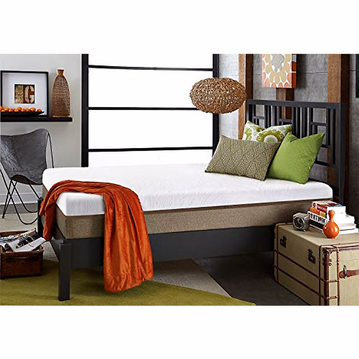 Live and Sleep Ultra 14 Inch Gel Memory Foam Mattress in A Box - Medium Balanced, Cool Bed in A Box, Certipur Certified - Advanced Body Support - Cal King Size