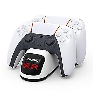 PS5 Controller Charger,Fast Dual USB PS5 Charging Controller Charging Station for Playstation 5 Controller