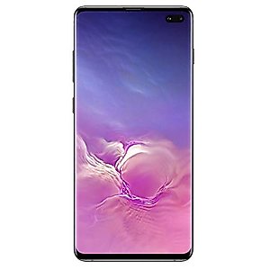 Samsung Galaxy S10+, 128GB, Prism Black - Unlocked (Renewed)