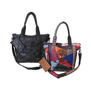 Amerileather QMetal Crossbones (Rainbow)