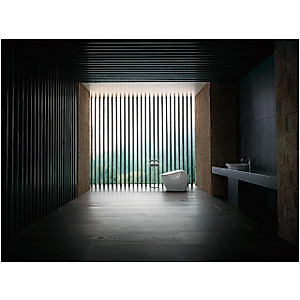 TOTO® NEOREST® NX1 Dual Flush 1.0 or 0.8 GPF Toilet with Integrated Bidet Seat, EWATER+® - Cotton White - MS902CUMFG#01