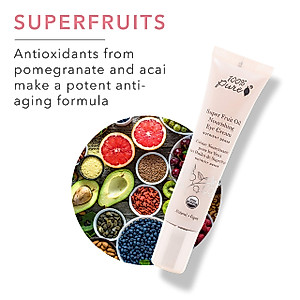 100% PURE Super Fruit Oil Nourishing Eye Cream, Organic, Anti-Aging Under Eye Cream, Natural Eye Cream for Puffiness, Fine Lines, 0.5 Fl Oz