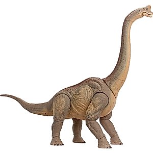 Mattel Jurassic World Mattel Jurassic Park Hammond Collection Action Figure, Brachiosaurus Dinosaur Toy, 30th Anniversary Collectible