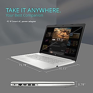 HP 2022 17.3" FHD Business Laptop, 11th Gen Intel Core i5-1135G7(Beats Intel i7-1065G7), 32GB RAM, 2TB PCIe SSD, Backlit Keyboard, Intel Iris Xe GPU, Bluetooth, Win 10 Pro, Silver, 32GB USB Card