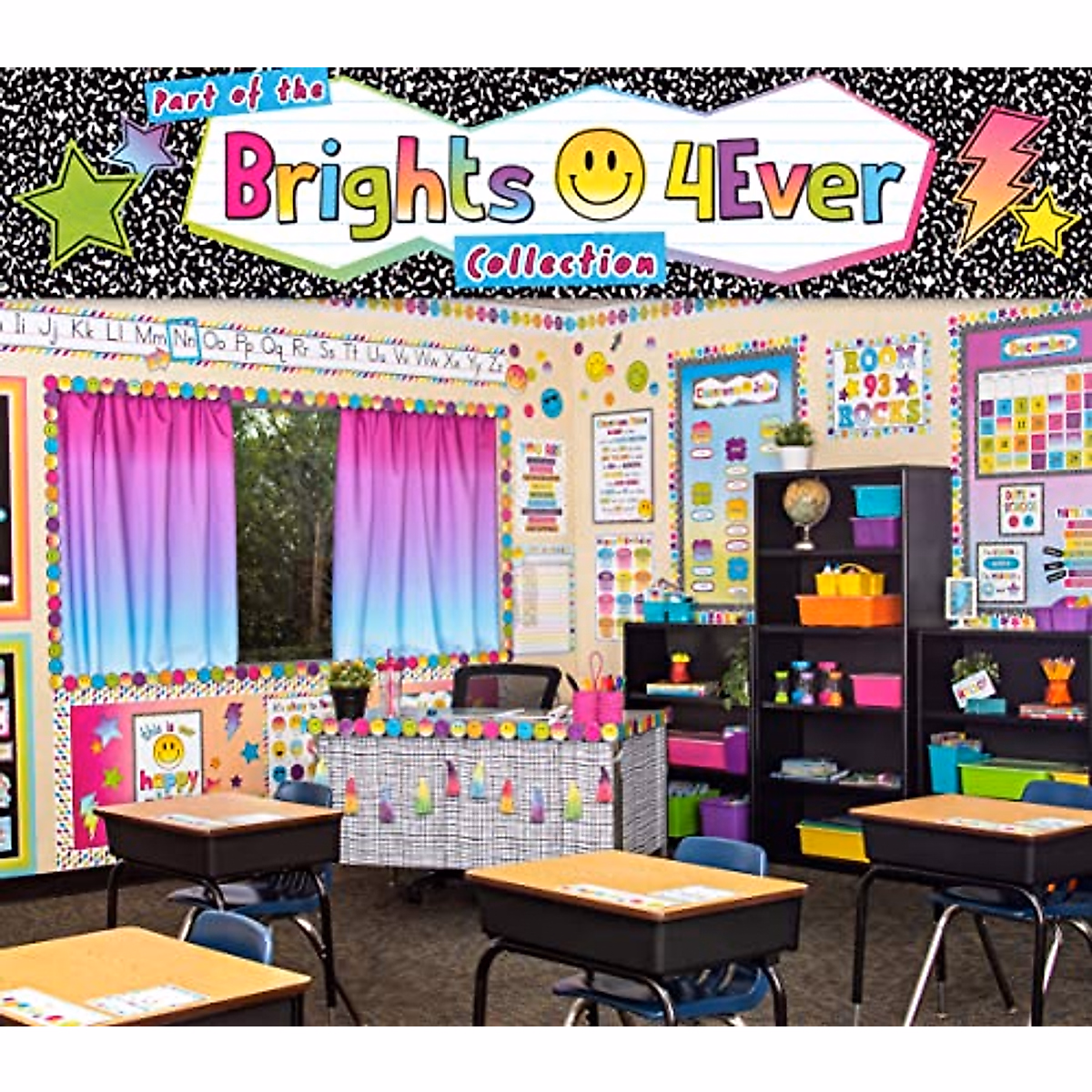 Teacher Created Resources Brights 4Ever Lightning Bolts Accents