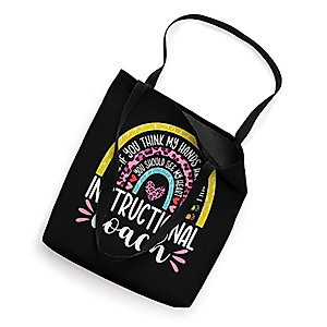 Hands are Full Cute Instructional Coach Appreciation Teacher Tote Bag