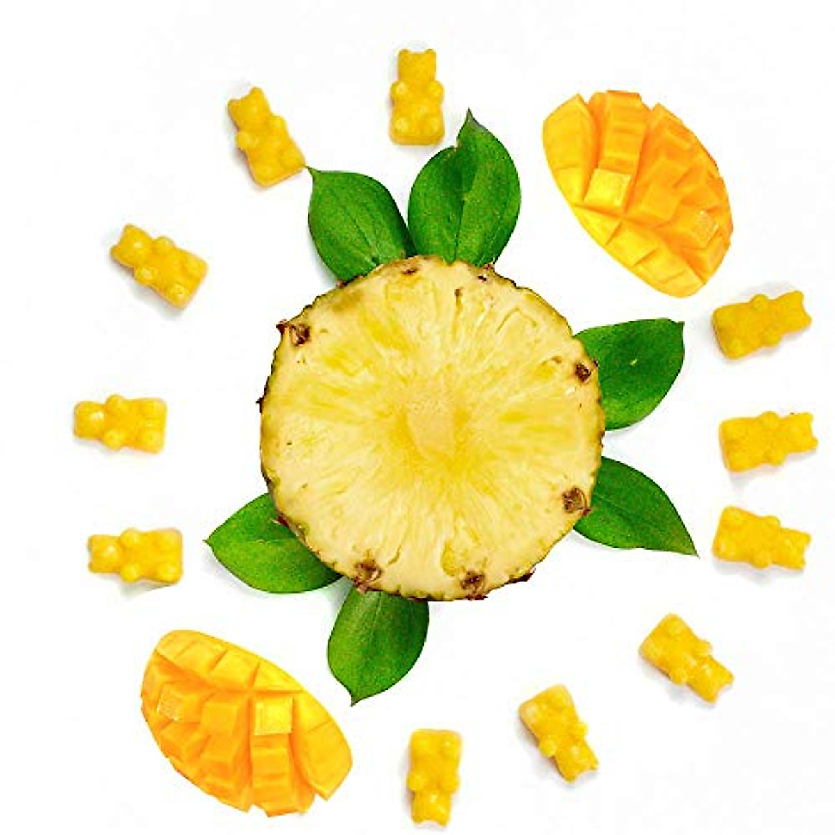 Happy Wax Pineapple Mango Scented Natural Soy Wax Melts – 8 Oz. of Scented Wax Melts, Made in USA