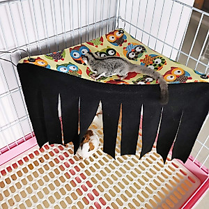 1 Pieces Guinea Pig Hideout Rat Corner Hideaway Peekaboo Toys Cage Accessories Hidden Habitat Tent Toys for Ferrets Chinchillas Sugar Glider Small Pet Animals