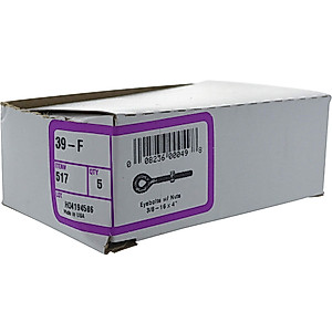 Hillman 517 Eyebolts with Nuts (3/8"-16 x 4") - 5 pieces