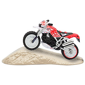 Sunny Days Entertainment Maxx Action Mini Off-Road Lights & Sounds Vehicles – 3 Pack with Motorcycle with Dirt Mound, ATV and Sports Vehicle