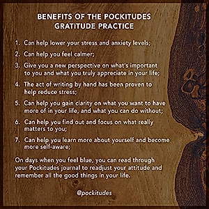 Pocket-sized Gratitude Journals - Freedom Set (Manage Stress & Anxiety, Mental Health Support, Self-Care Checklist, Prompts, 3.5" x 5.5", 36 pages)