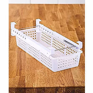 Snap-On Refrigerator Storage Drawer with Sliding Rail Action