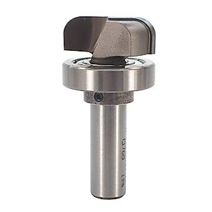 Whiteside Router Bits 1376B Bowl and Tray Bit with 1/4-Inch Radius 1-1/4-Inch Cutting Diameter and 1/2-Inch Cutting Length