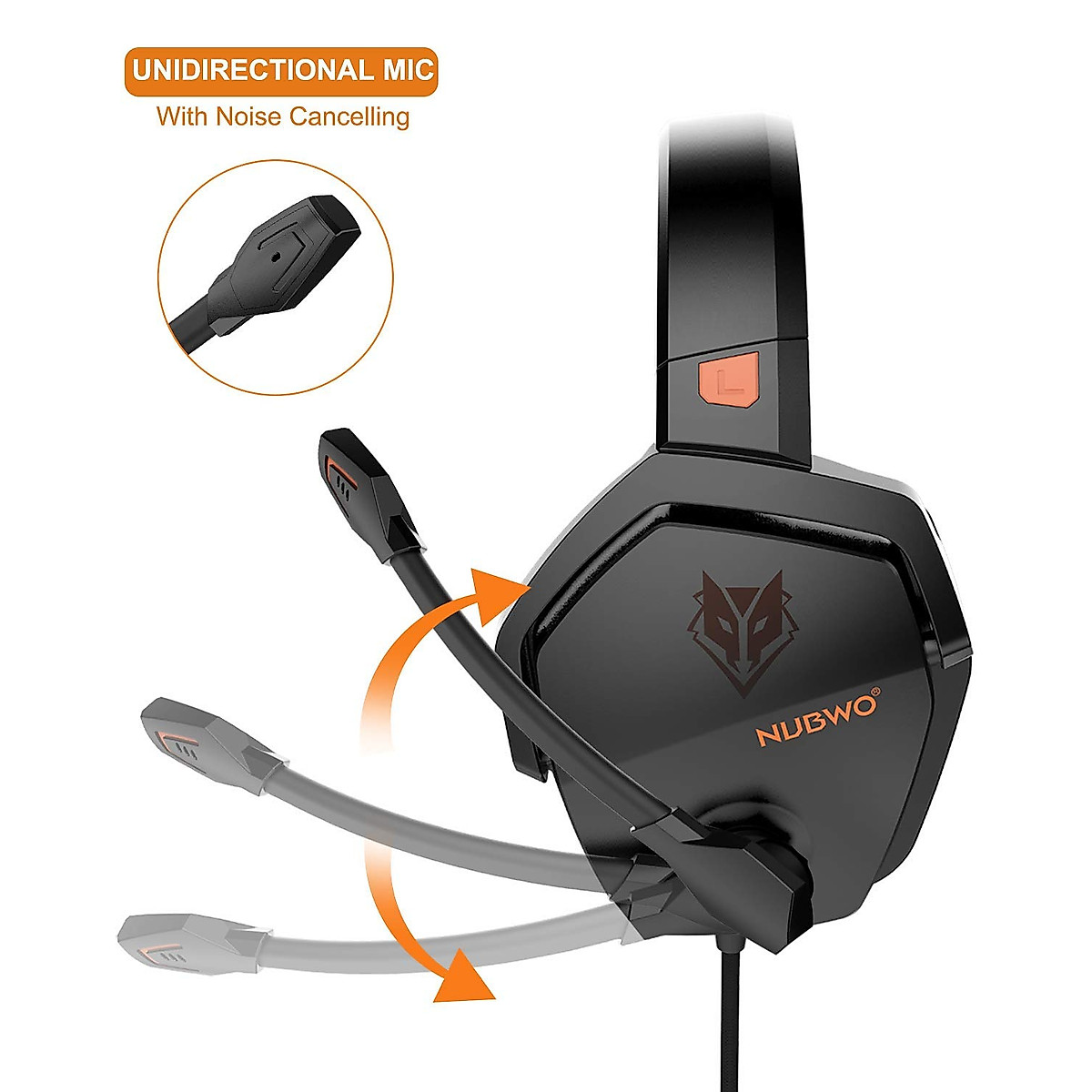 XIBERIA Gaming Headset for Xbox One/PS4/PS5/PC/Mac,Controller,Noise Cancelling Over Ear Headphones with Mic, Bass Surround Soft Memory Earmuffs (Renewed)