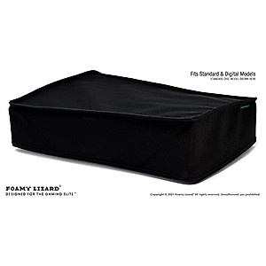 Foamy Lizard Dust Cover for Playstation 5 The Original Made in U.S.A. TexoShield Premium Ultra Soft Microfiber Lining Nylon dust Guard with Back Cable Port (Horizontal)