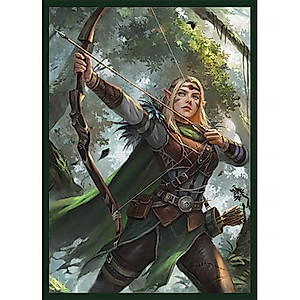 Fantasy North - Eldragin Raithe - Assassin at Dusk - 100 Smooth Matte TCG Trading Card Sleeves - Fits Magic MTG Commander Pokemon and Other Card Games - Playing Card Sleeves