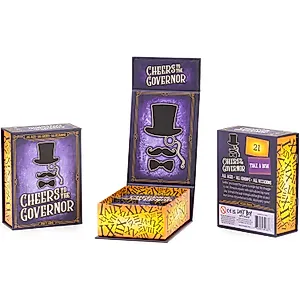 Lost Boy Entertainment Cheers to The Governor - Card Games - Party Games - Family Games - for Kids 8 and Up - Games for Adults - Family Game Night - Travel Games