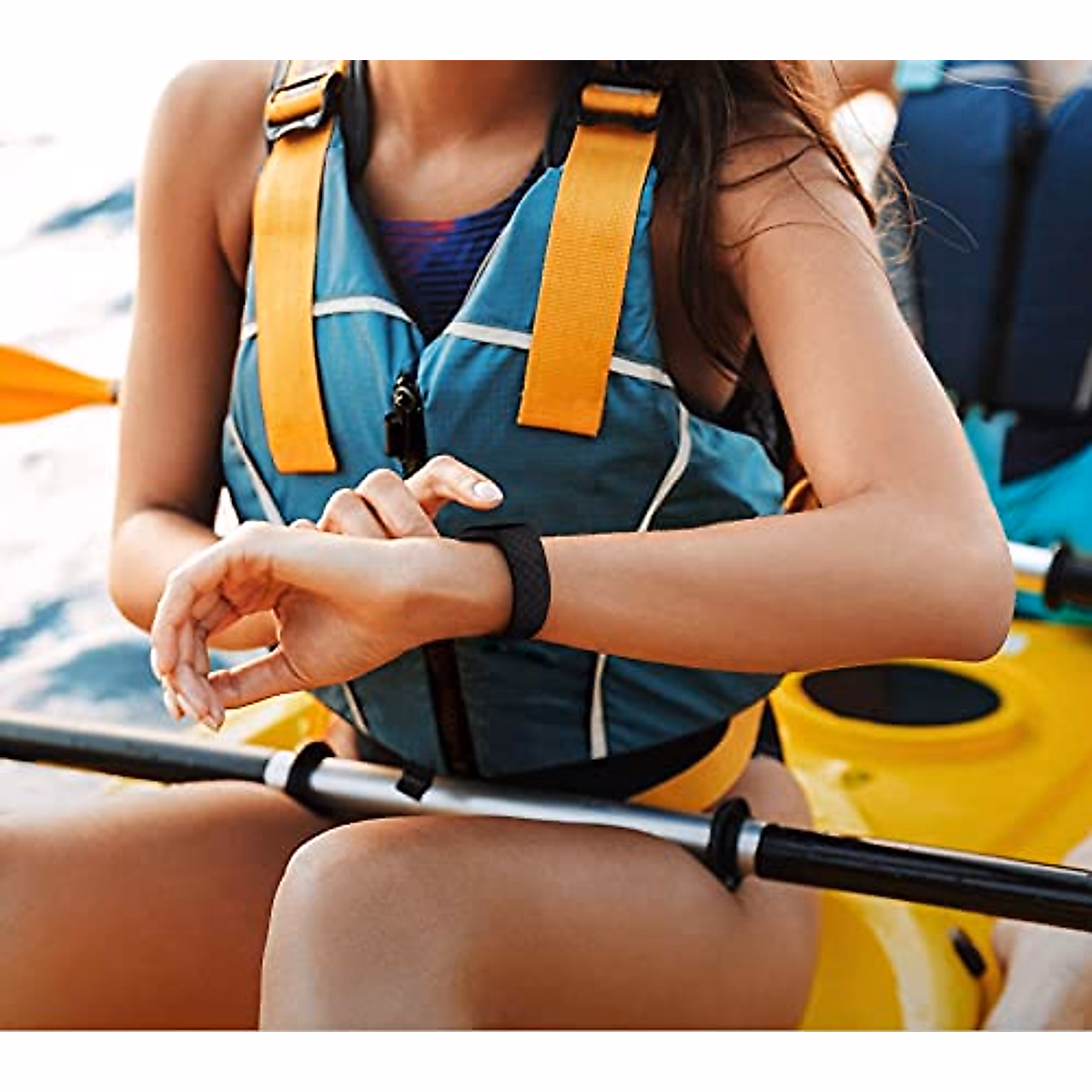 Fitbit Charge 4 Advanced Fitness Tracker W/ Built-in GPS, Fitbit Pay, 24/7 Heart Rate Tracking, Sleep Score, 7 Days Battery - US Model (Black & Blue S/L Bands Included) Storm Blue (Renewed)