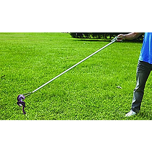 RA Jasper Pro Heavy Duty Telescopic Reptile Snake Tongs Grabber Catcher Handling Aluminum